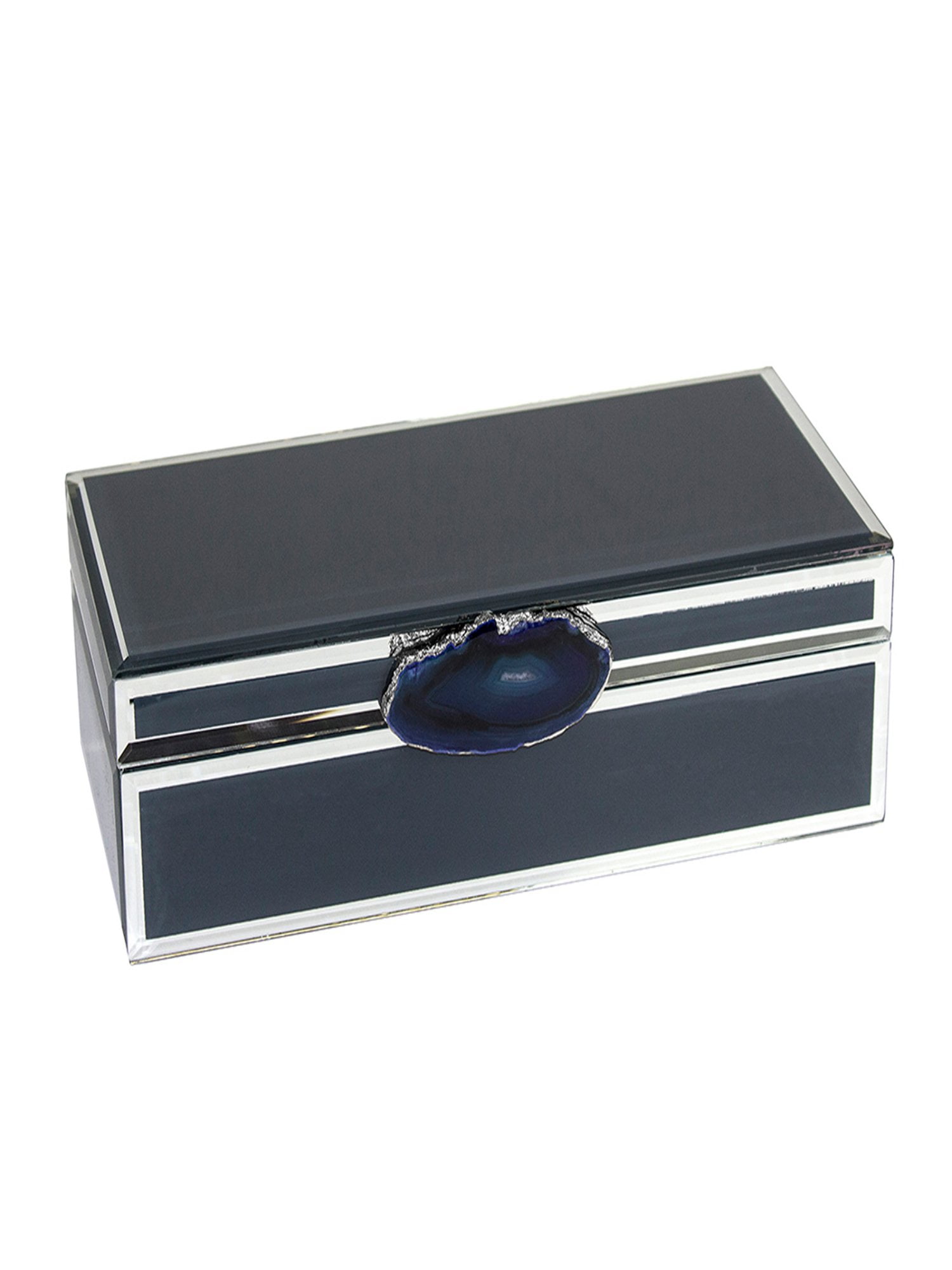 SageBrook Home Rectangular Box with Agate Accent - Walmart.com