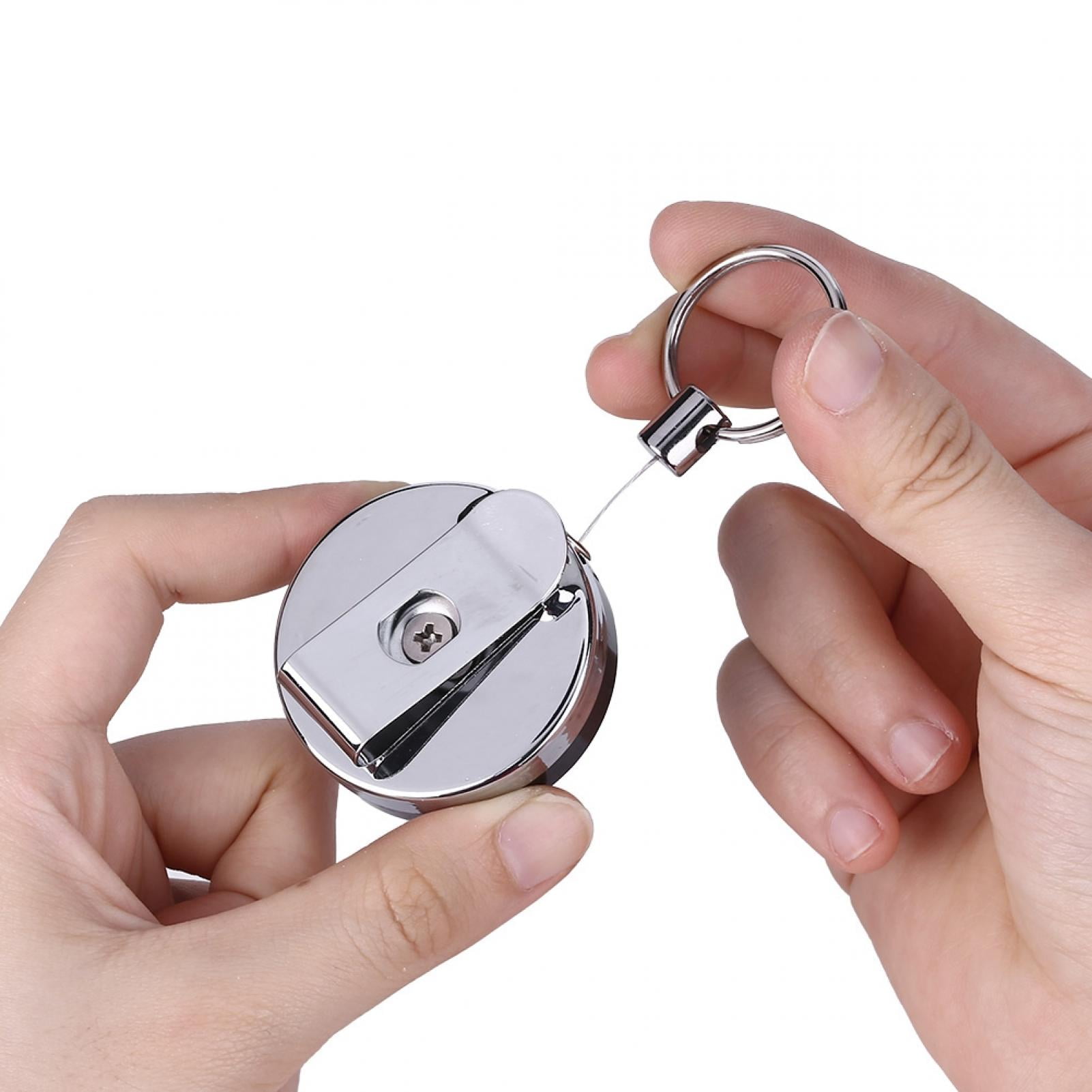 Click here for Faginey Retractable Key Ring Belt Chain Key Ring B... prices