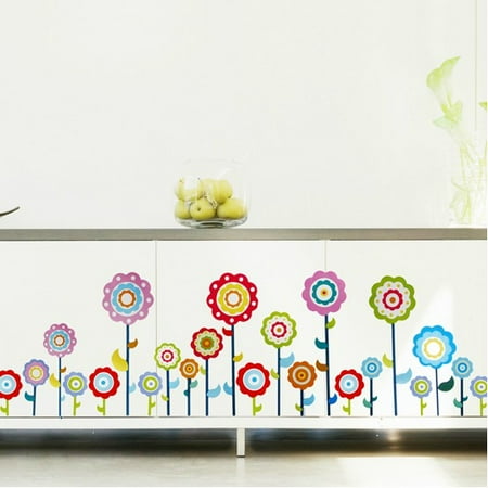 Cute Colorful Removable Wall Sticker Art Decal Mural Vinyl Flower Home ...