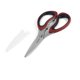 Farberware Soft Grips Stainless Steel Kitchen and Herb Shears with Red ...