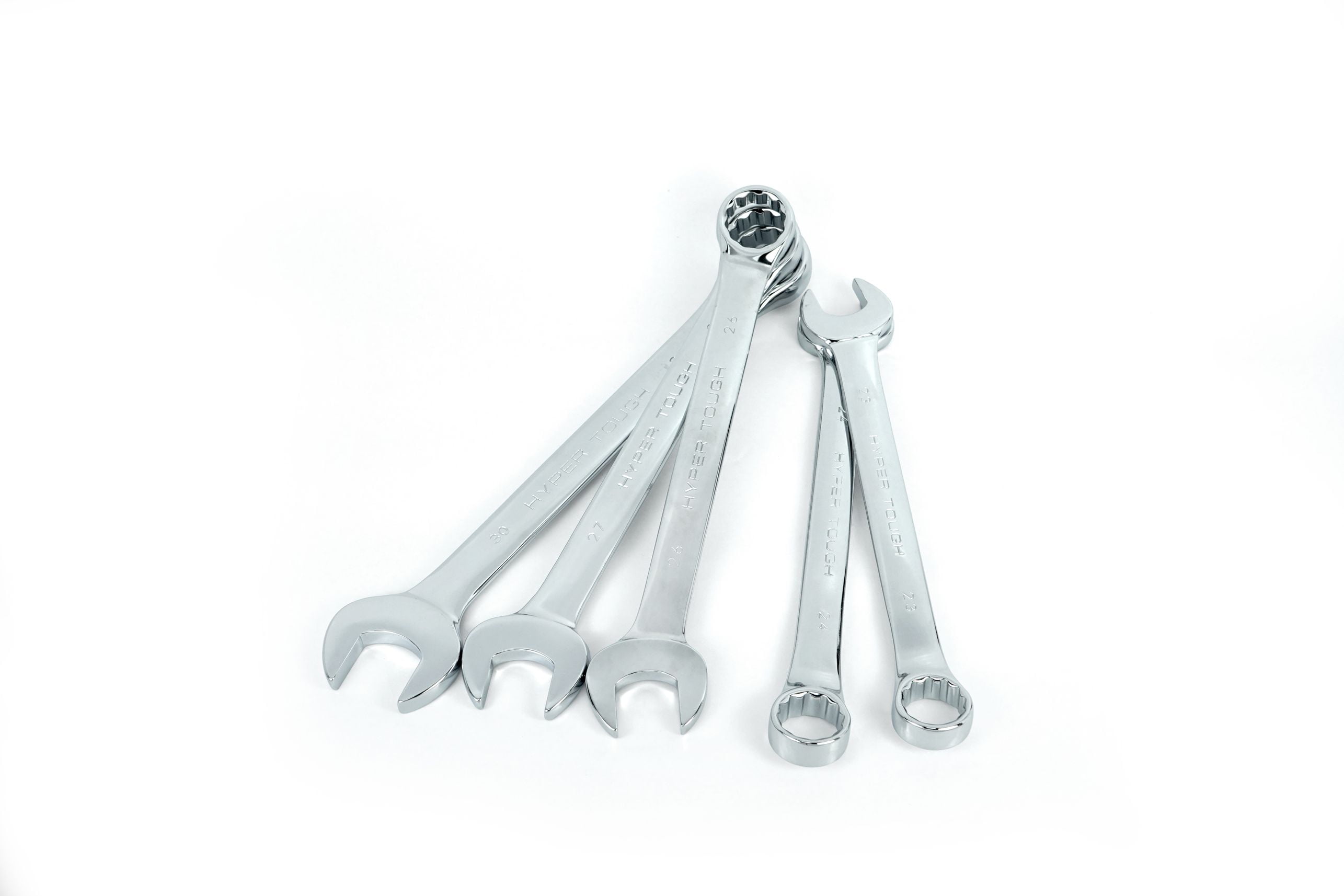 Hyper Tough 5-Piece Metric Jumbo Combination Wrench Set - Walmart.com