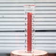 Easy to Read Glass Rain Gauge For Outdoor Garden Rain Measure Tool With ...