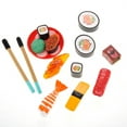 PlayWorld Japanese Sushi Dinner Bento Box Pretend Play Cutting Food Set ...