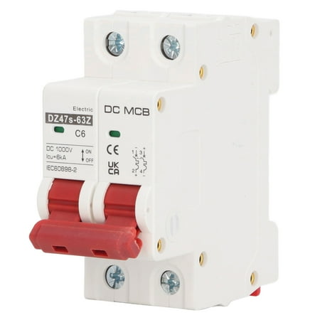 DC Miniature Circuit Breaker, Breaking Capacity 6000A Mini Circuit ...