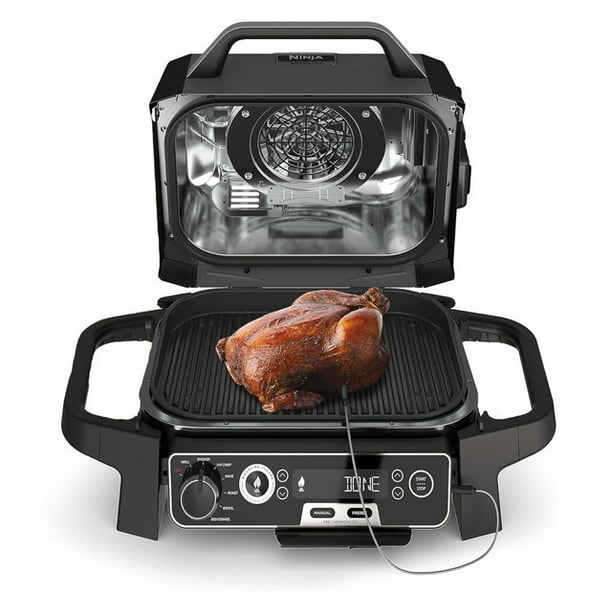 Parrilla y Ahumador Ninja OG701 Woodfire 7 en 1 Refurbished | Walmart ...