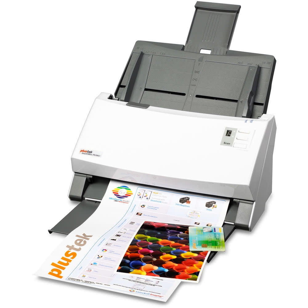 Plustek SmartOffice PS506U Document Scanner, White - Walmart.com