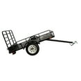 4 ft. x 6 ft. Powder-Coated Open Side Multi Purpose Utility Trailer ...
