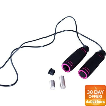 Tone Fitness Adjustable Weighted Jump Rope - Walmart.com