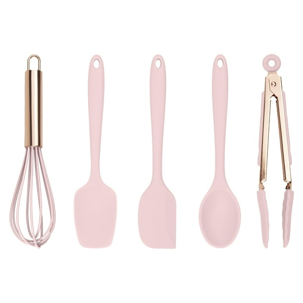 Cook with Color Mini Silicone Kitchen Utensils Set, Whisk, Tongs ...