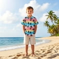 Bainana Toddler Boys T Shirts Tree Print Short Sleeve Lapel Collar Tops ...