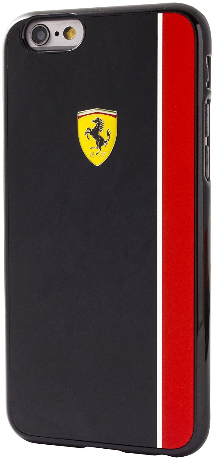 Ferrari FEBKSHCP6LBK Scuderia Hard Case Glossy for iPhone 6 Plus/6S ...