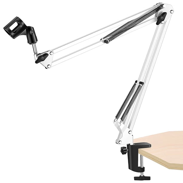 5 Core Microphone Stand Suspension Boom Scissor Arm Upgraded Studio ...
