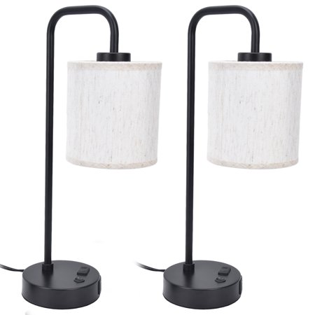 Retro LED Standing Desk Lamp, Energy Saving Modern Simple Iron Cloth ...