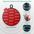 pop-tech Dashboard Pad Mounting Disk 95mm Suction Cup Plate - Walmart.com