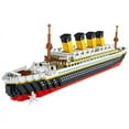 4000+Pcs Titanic Model Cruise Ship Building Blocks MOC Boat Bricks ...