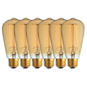 Cleveland Vintage Lighting Double Swirl E26 Base Edison Light Bulb - 40 ...