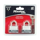 Master Lock 22T 1-1/2" No. 22 Warded Laminated Padlocks 2 Pack ...