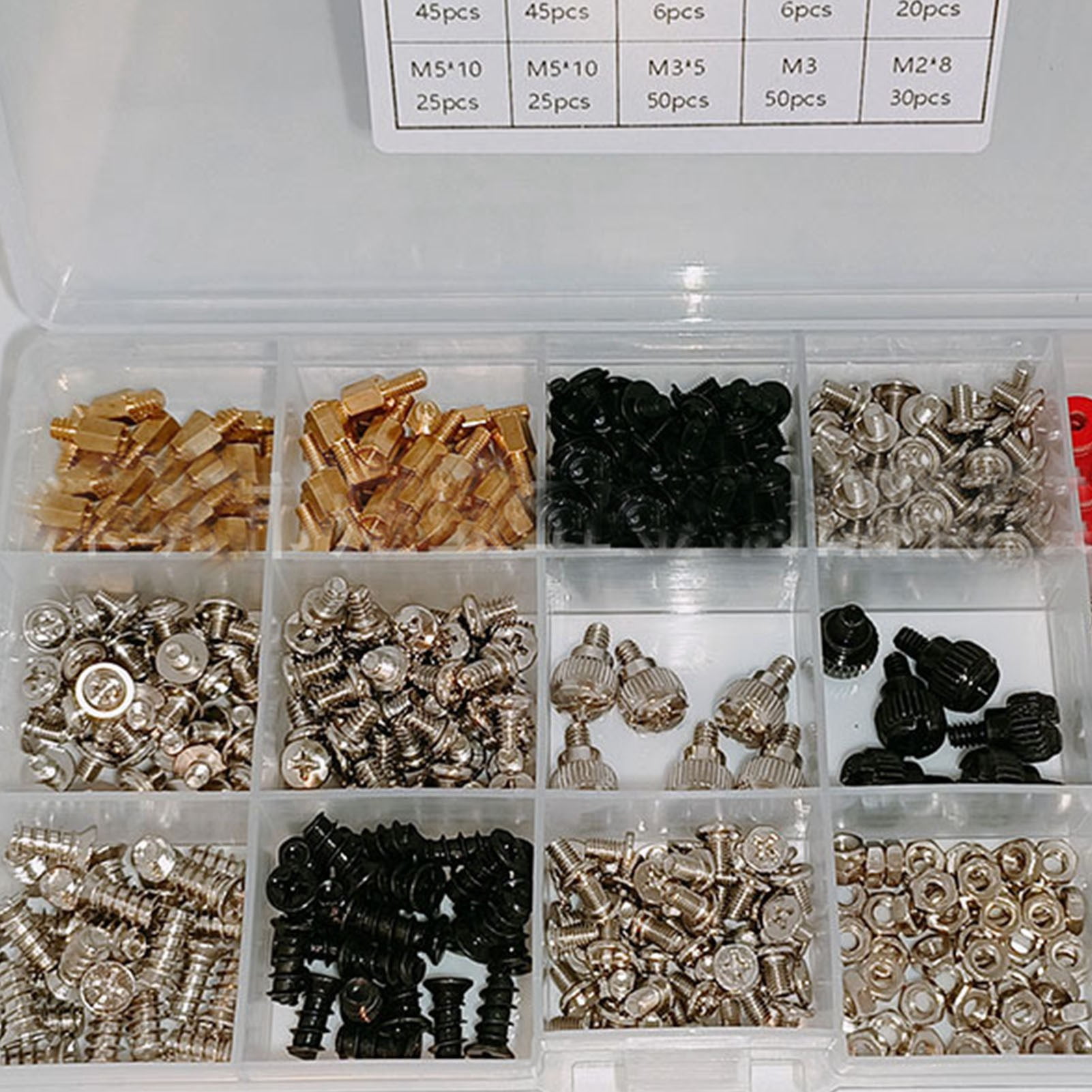 Juego de tornillos de repuesto para computadora, 502 piezas, surtido de ...