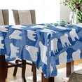 60x120in Square Printed Tablecloth Easy-Care Decorative Table Cloth for ...
