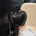 Women Crossbody Handbag Purse Heart Shape Shoulder Handbag Small ...