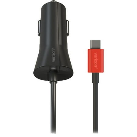 Verizon Car Charger with USB-C and Quick Charge Technology for Android ...