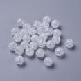 Acrylic Beads Round White 10mm Hole: 2mm about 909pcs/500g DIY ...