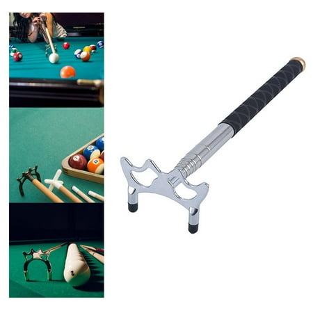 Telescopic Billiards Stick Bridge with Bridge Head Extender Stainless ...