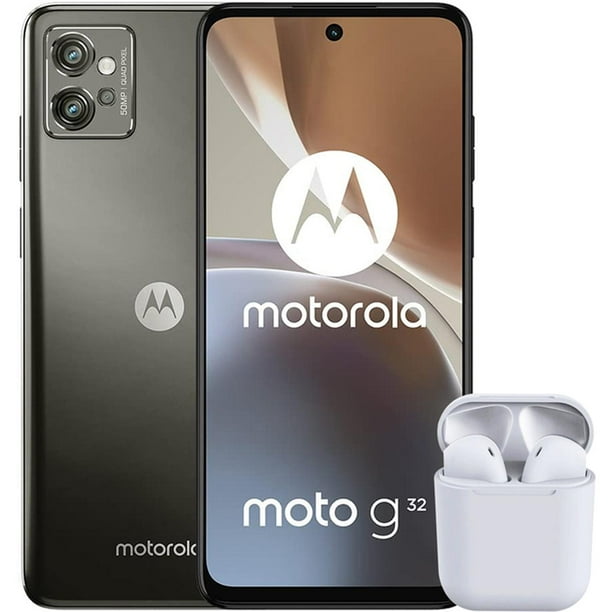 Celular Motorola Moto G32 6GB 128GB 6.5 FHD+ 90 Hz 50 MP Gris Mineral + Audífonos Internacional ...