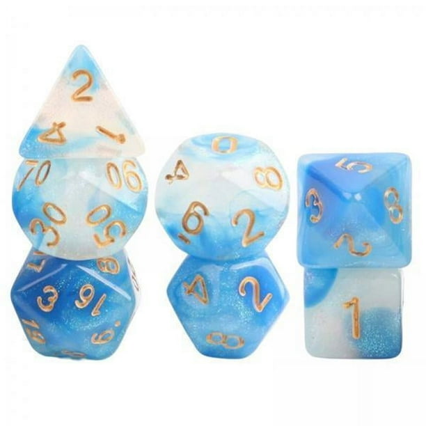 2x7x Dados Poliédricos Juego De Fiesta Juego De Dados Para Juego De ...