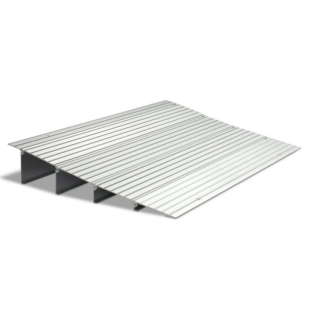 OMECAL 4" Rise Threshold Ramp for Wheelchairs, Aluminum Alloy Entry ...