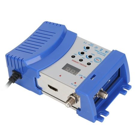 RF Modulator, Long Distance Plug And Play Channel Digital Display AC 90 ...