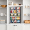 OYEAL 5 Tier Can Organizer for Pantry, 60 Cans Stackable Can Rack ...