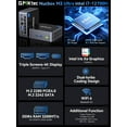 GMKtec Mini Gaming PC, Intel Core i7 12700H(up to 4.7GHz) , 16GB DDR4 ...