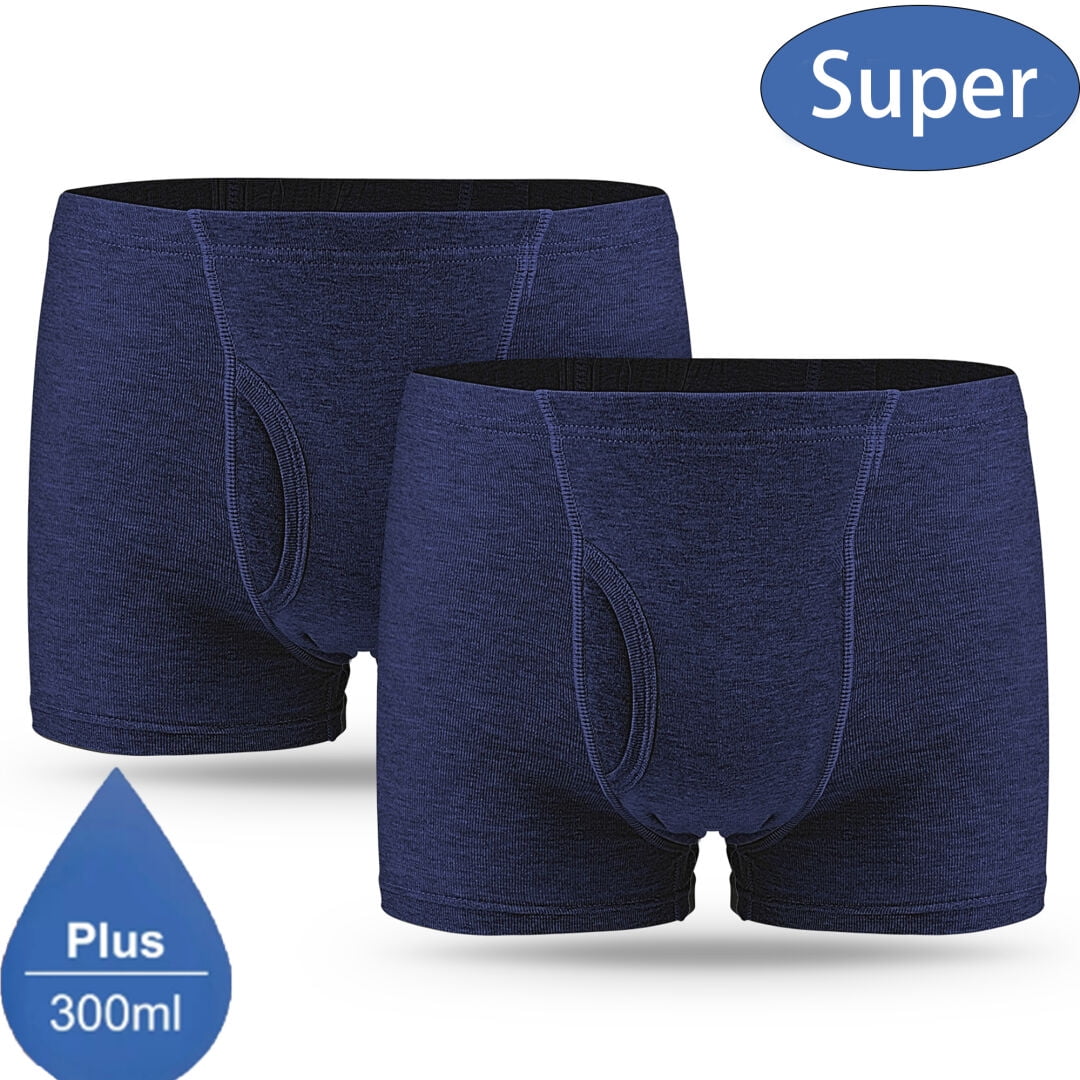 Washable Incontinence Underwear for Men with Front Absorbent Area ...