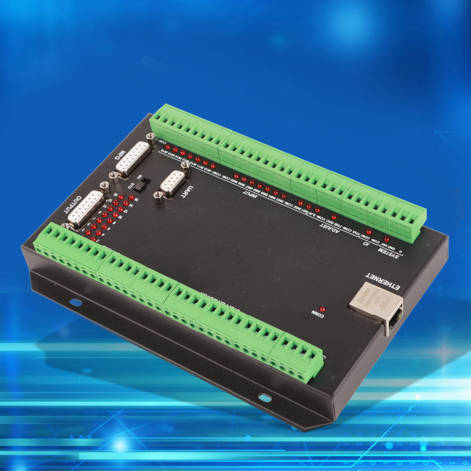 Controlador de movimiento de 6 ejes EC500/CNC para Mach3 con comunicación Ethernet (5 ejes ...