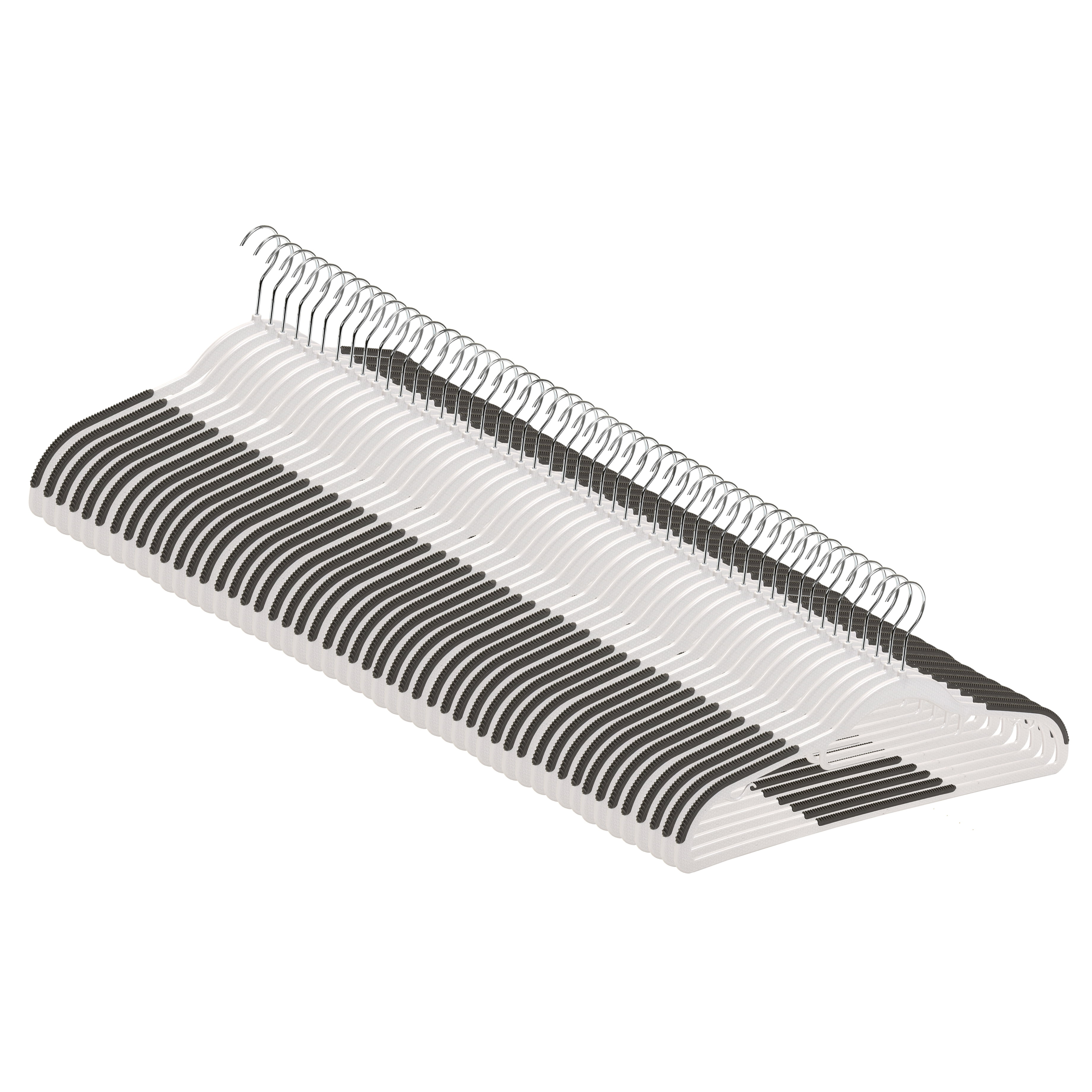 Closet Accessories Hangers, 50 Pack, Super Strong and Sturdy Plastic ...