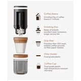i Cafilas 3 in 1 Electric Coffee Grinder Brew with Cup 304 Stainless ...