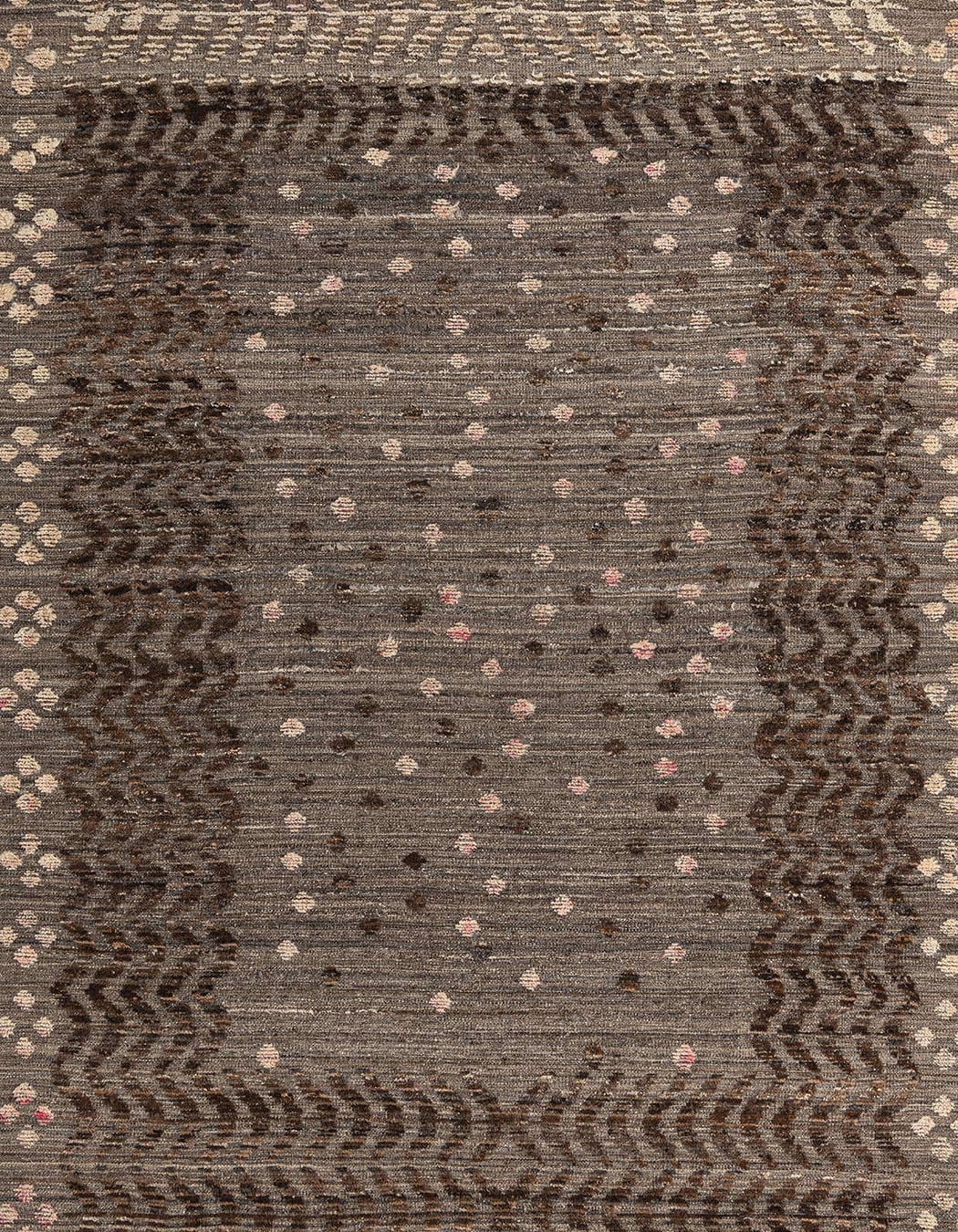Ahgly Company Indoor Rectangle Abstract Bakers Brown Abstract Area Rugs ...