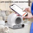 Self-Cleaning Robot Cat Litter Box with App, 65L Capacity, 9L Waste ...
