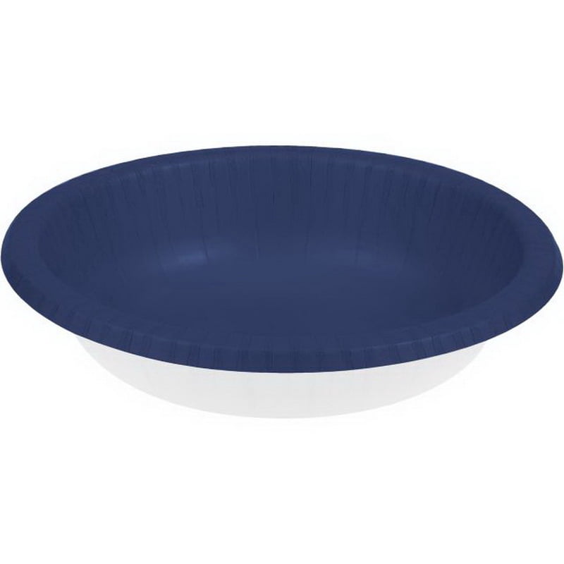 Paper Bowls 20oz 20/Pkg-Navy, Pk 2, Creative Converting - Walmart.com