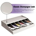 BankSupplies Bill Strap Rack, Champagne, 6-Compartment Money Organizer ...
