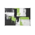 Abstract Graffiti Sun Shade Sail 14'X18' Green Black Geometric Design ...