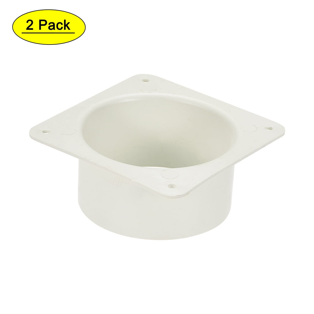 Uxcell 4inch Air Inlet Outlet Hose Pipe Adaptor Flange Duct Connector 2 ...