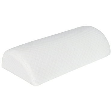 Large Half Moon Bolster Pillow for Legs, Knees, Lower Back and Head ...