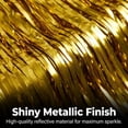 4 Pack Metallic Foil Fringe Tinsel Banner, Total 39 Feet Multi-Color ...