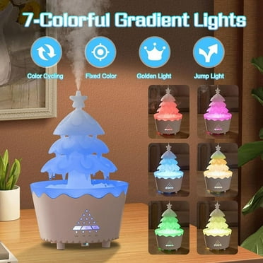 Rain Cloud Humidifier Water Drip, 7 Color Lights Mushroom Rain Cloud ...