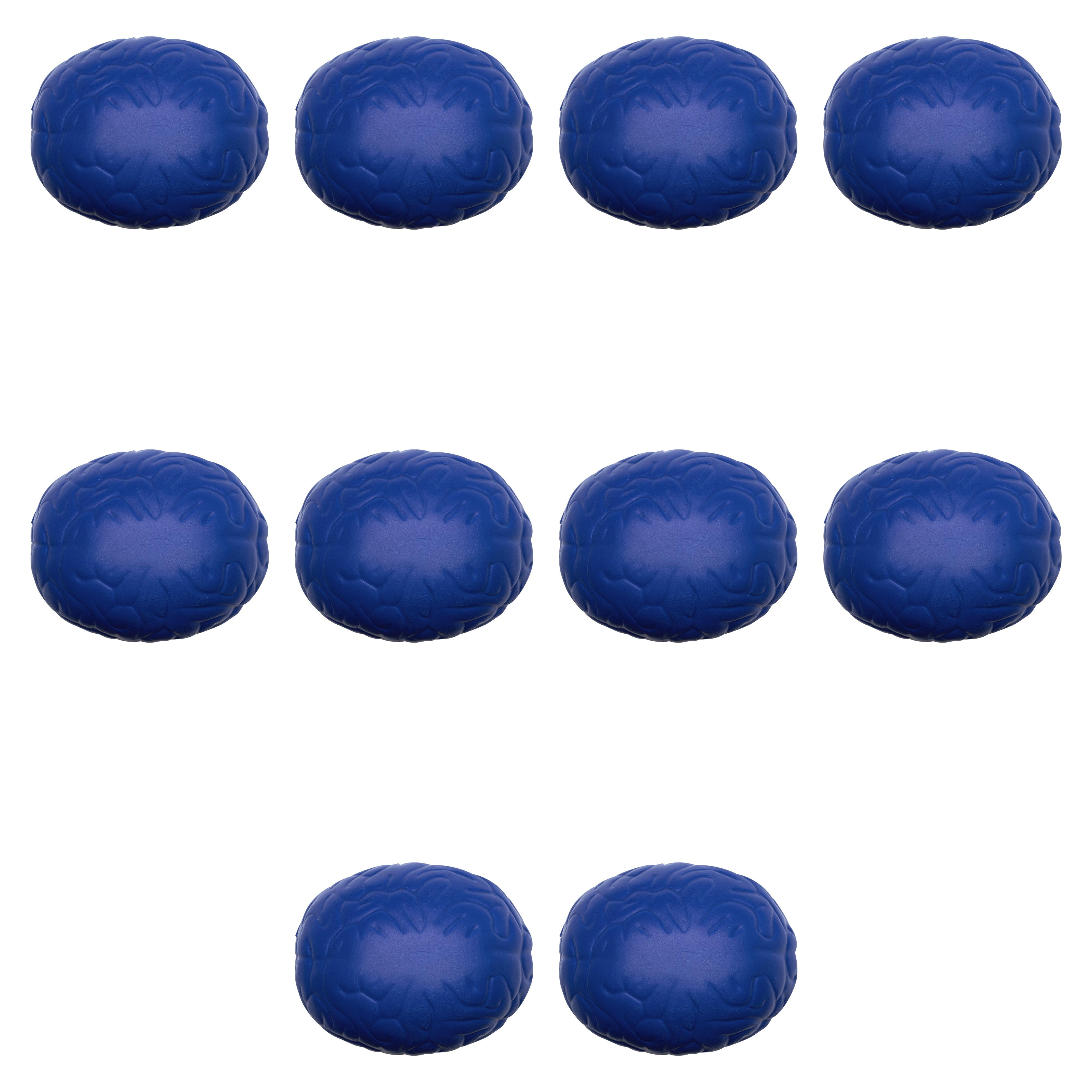 Brain Stress Balls Set of 10, Bulk Pack - Anxiety Stress Relief ...