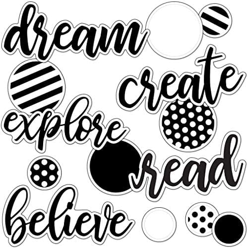 Schoolgirl Style Simply Stylish Script Words Teach Mini Bulletin