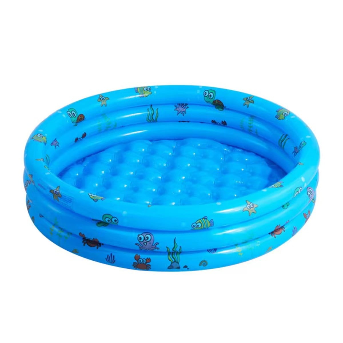 Blow Up Pool,Inflatable Swimming Pool for Kids,3 Ring Kiddie Paddling ...