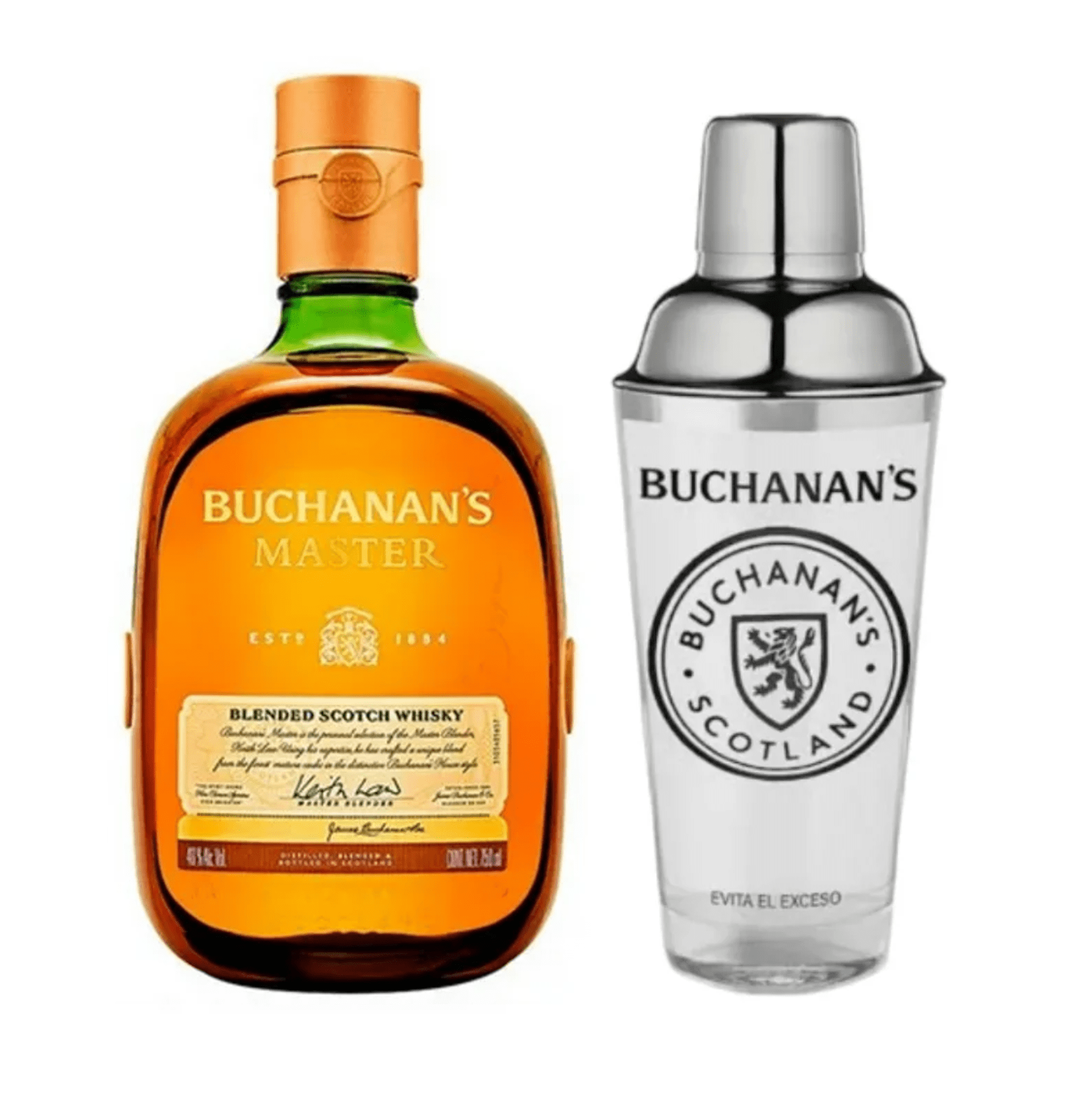 Whisky Buchanans Master 750 Ml + Shaker Buchanans | Bodega Aurrera en línea